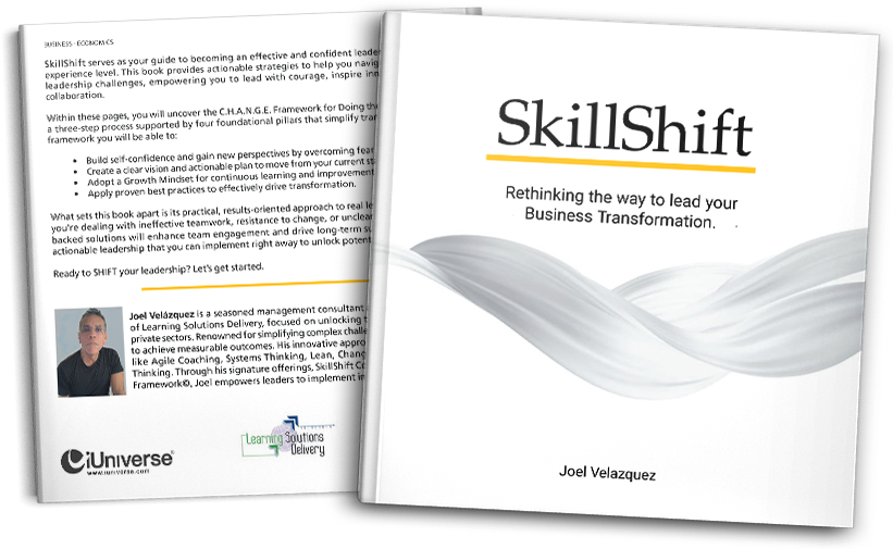 BUY THE BOOK - Joel Velazquez, Business Transformation Leadership